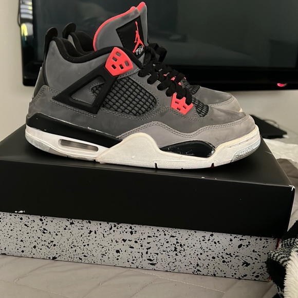 Jordan | Shoes | Jordans 4 Infrared Used | Poshmark